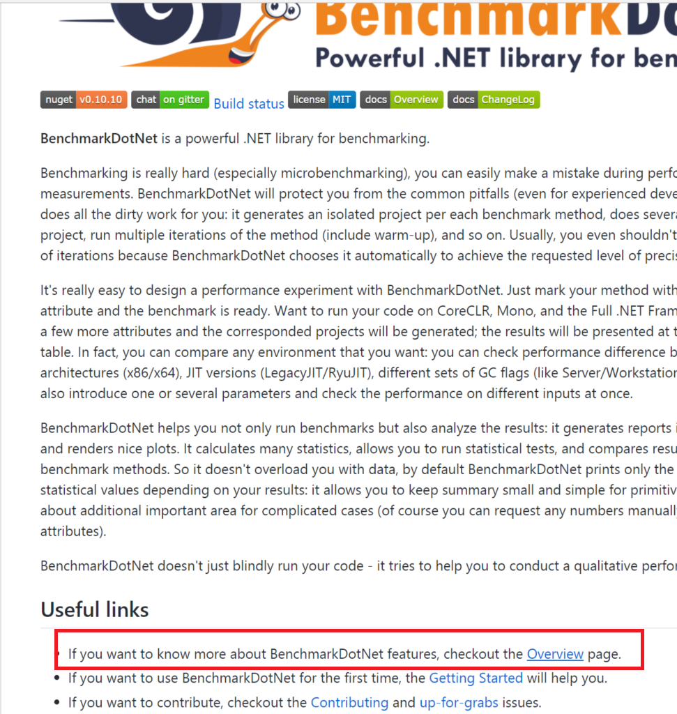 Confusing Doc links · Issue #596 · dotnet/BenchmarkDotNet · GitHub