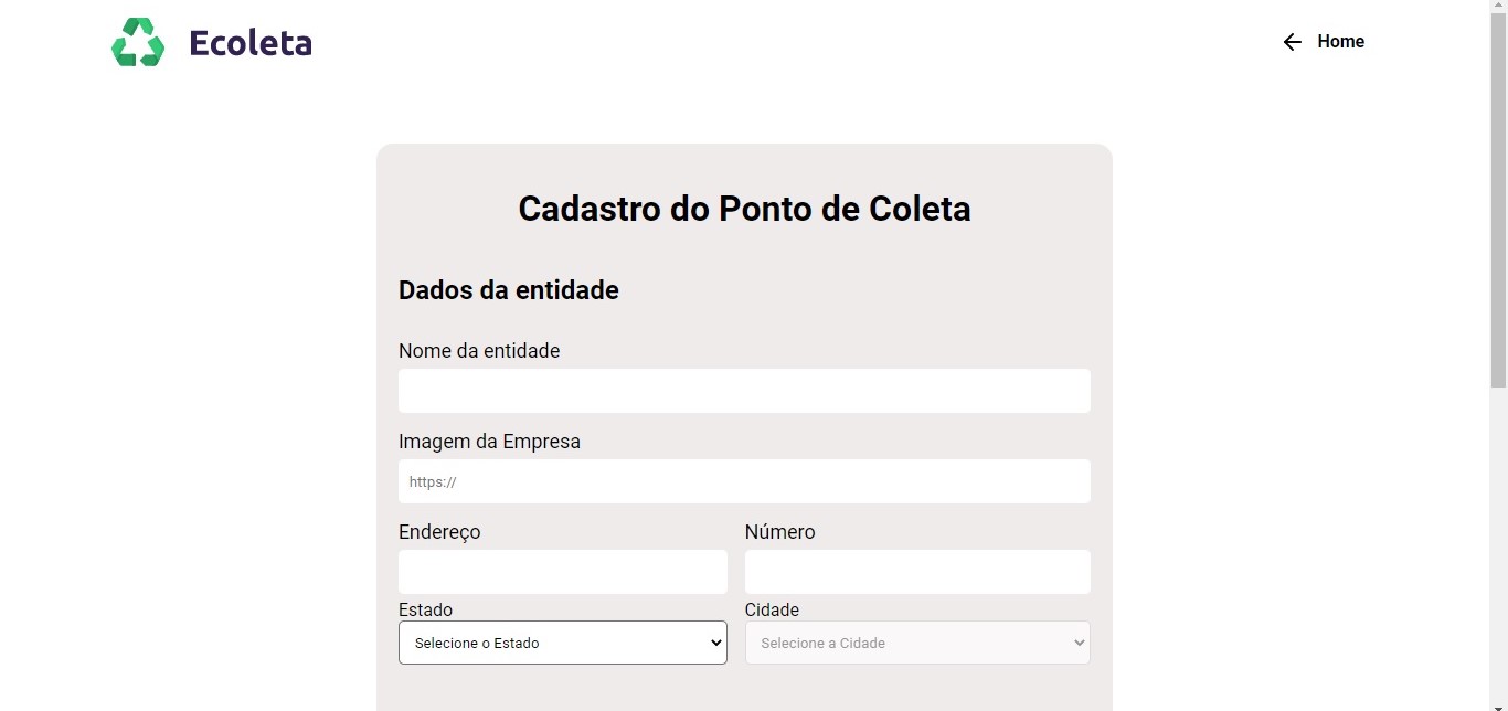 GitHub - guilhermelima18/Ecoleta: Desenvolvido durante a Next Level Week da Rocketseat