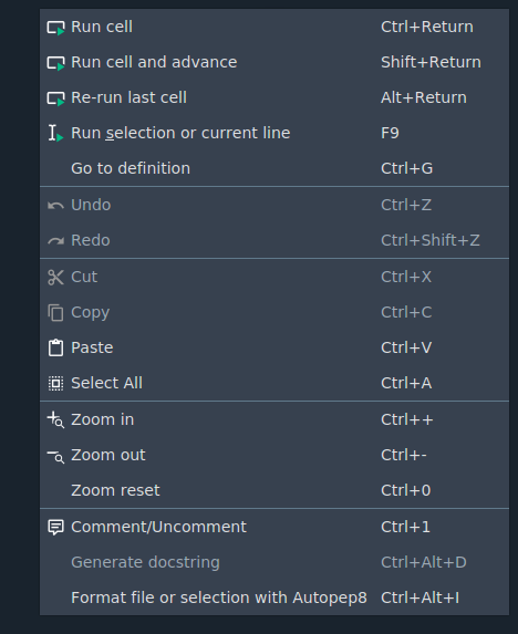 Context menu not wide enough for "Format option or selection with ...