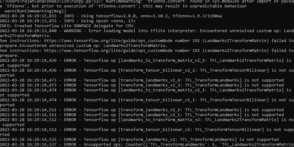 Facemesh model conversion to onnx · Issue #3206 · google-ai-edge/mediapipe · GitHub