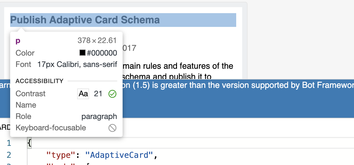 Font size mismatch in adaptive cards when url unfurls in teams · Issue #4959 · MicrosoftDocs ...