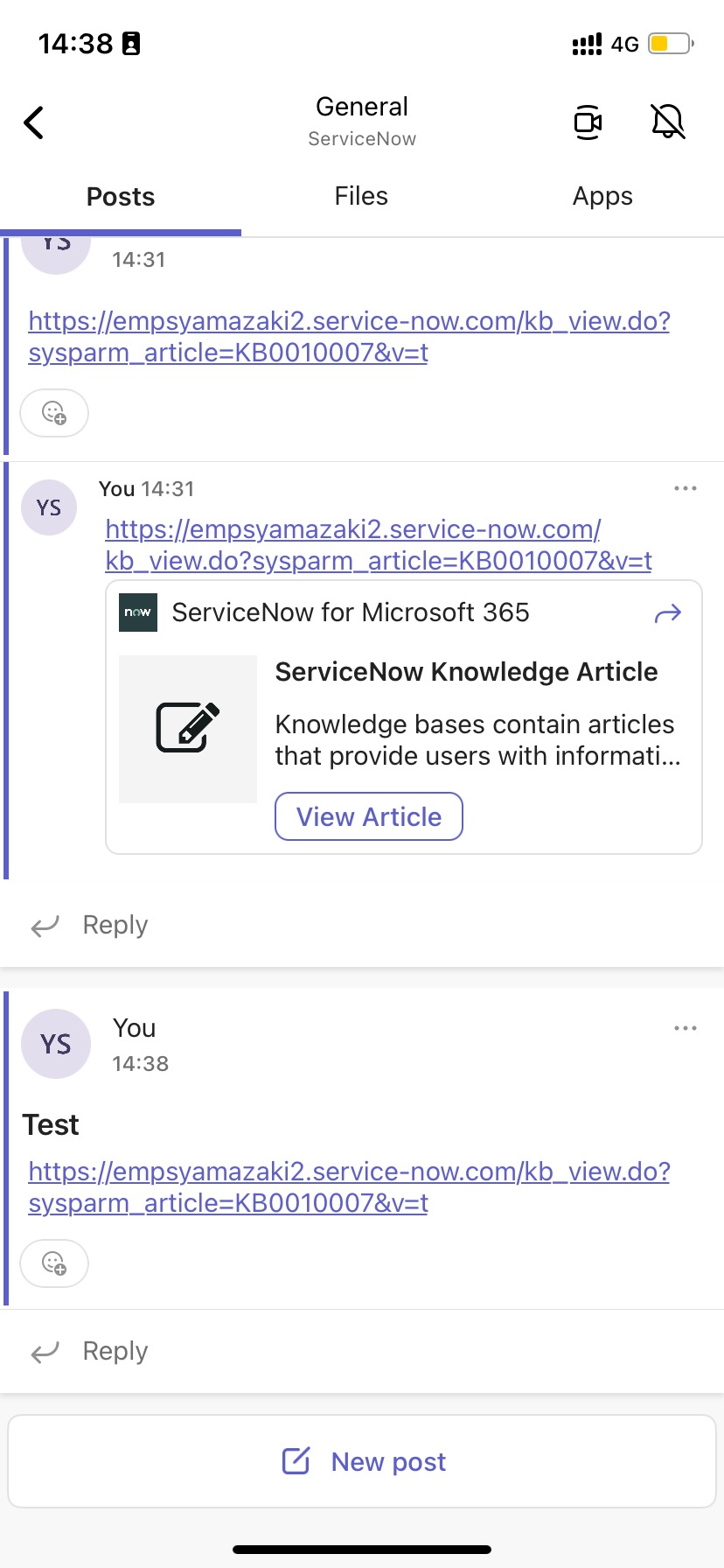 Link Unfurling - URL is not getting unfurled in iOS when sent as a new post in channel (Working ...