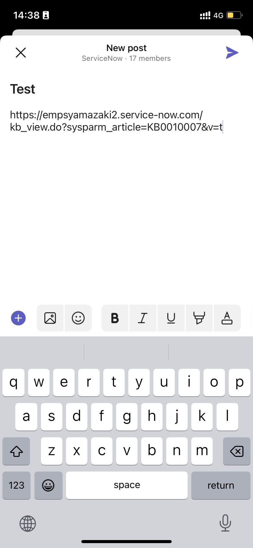 Link Unfurling - URL is not getting unfurled in iOS when sent as a new post in channel (Working ...