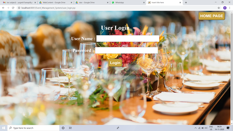 GitHub - yogesh7sanap/College-Event-Management-System: Third Year IT ...