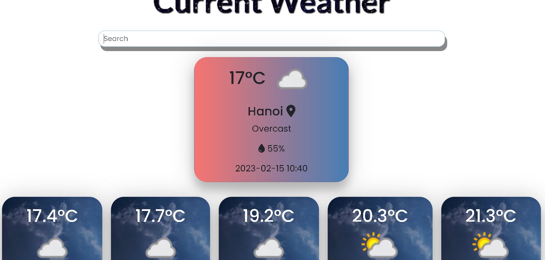 GitHub - chivas10111/API_Forecast: -Technology used: HTML, CSS ...