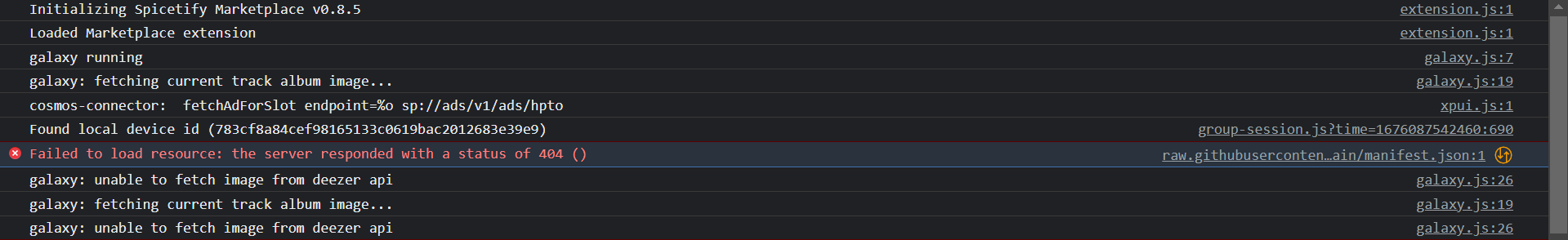 No fullscreen background for playlists · Issue #12 · harbassan/spicetify-galaxy · GitHub