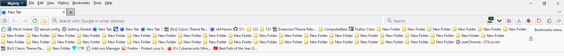 Multiple lines add bookmarks (links) · Issue #590 · Aris-t2/CustomCSSforFx · GitHub