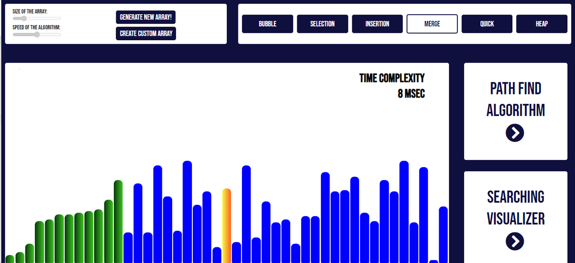 GitHub - AbhiPrajapati/Algo-Visualizer