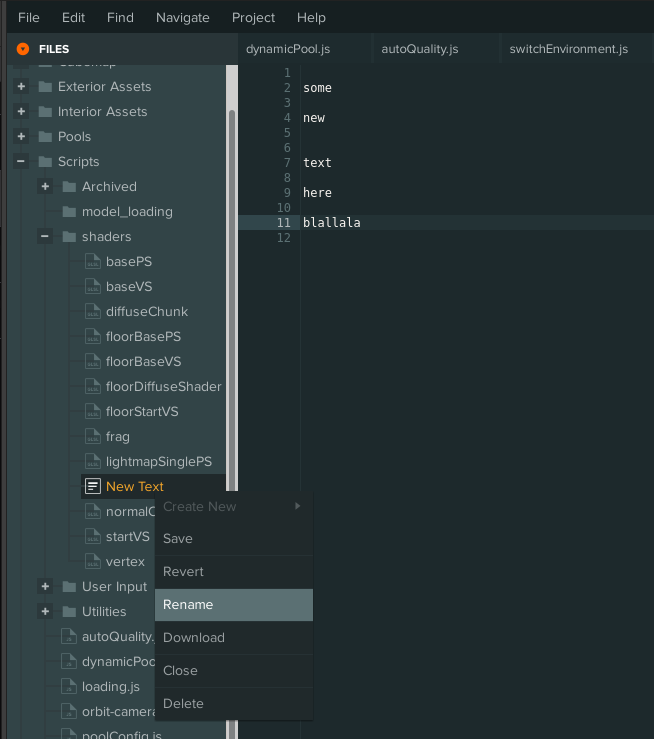 [Script Editor] Renaming file does not save changes · Issue #109 · playcanvas/editor · GitHub