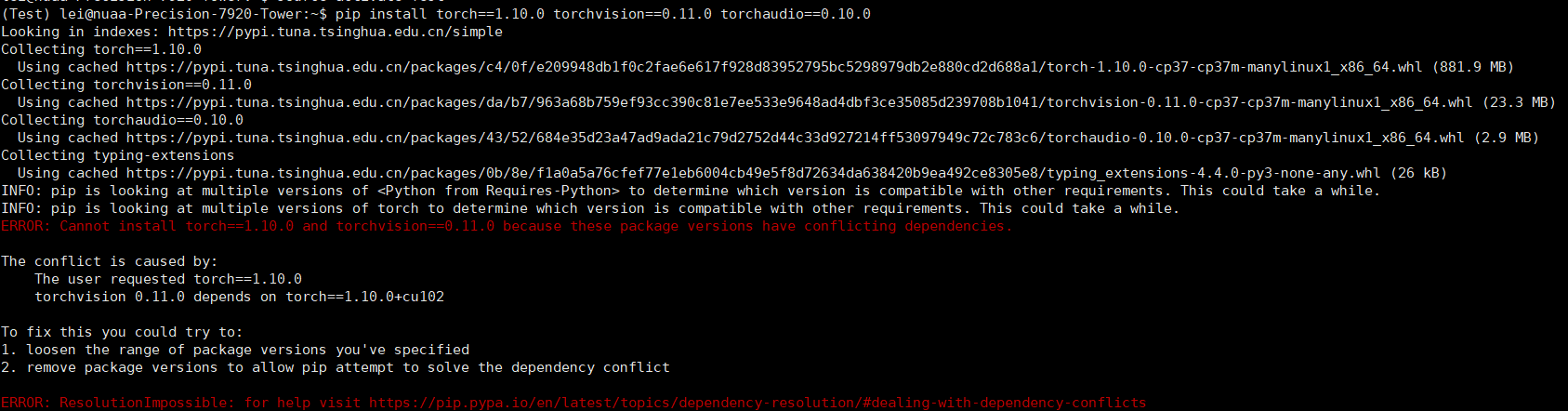 The Installation Commands Given On The Pytorch Website Will Not Install Properly · Issue 87267 7549