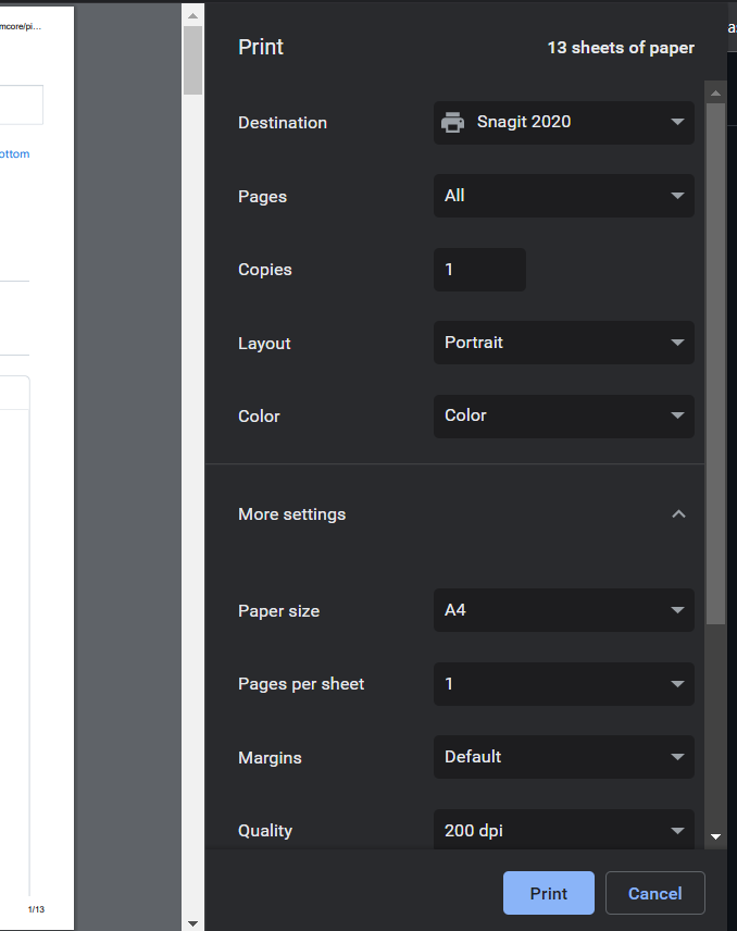 [Bug]: Chrome Headless Web2Print omits backgrounds even when explicitly ...