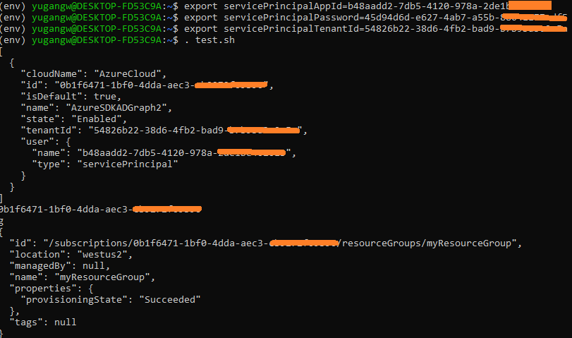 Azure Login Repeatedly Asks For Login Information After A Read Command In Bash Script On Wsl