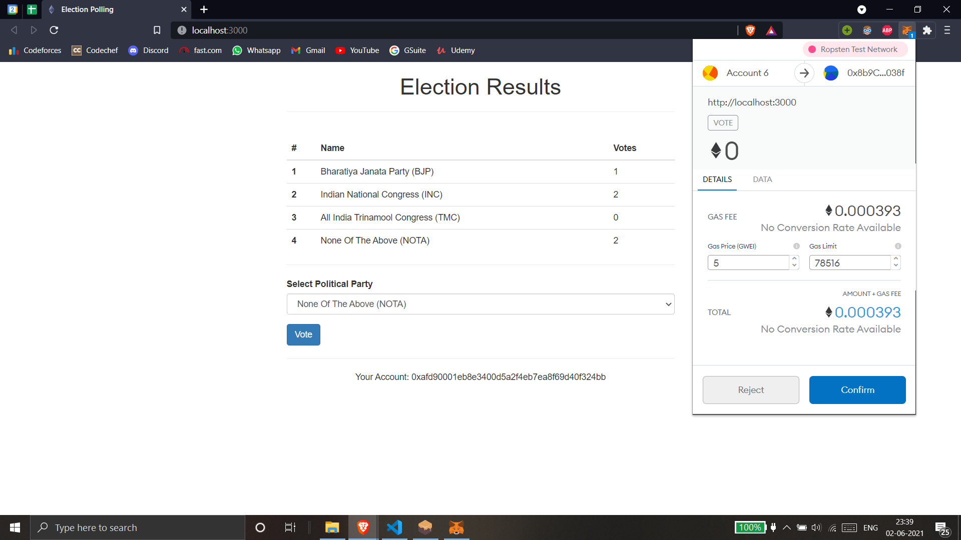 GitHub - Alien0525/Blockchain-Based-Voting-System-For-Election