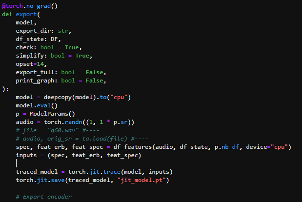 The output of onnx model · Issue #296 · Rikorose/DeepFilterNet · GitHub