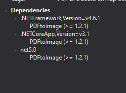 Dependency of framework .NET · Issue #10 · sungaila/PDFtoZPL · GitHub