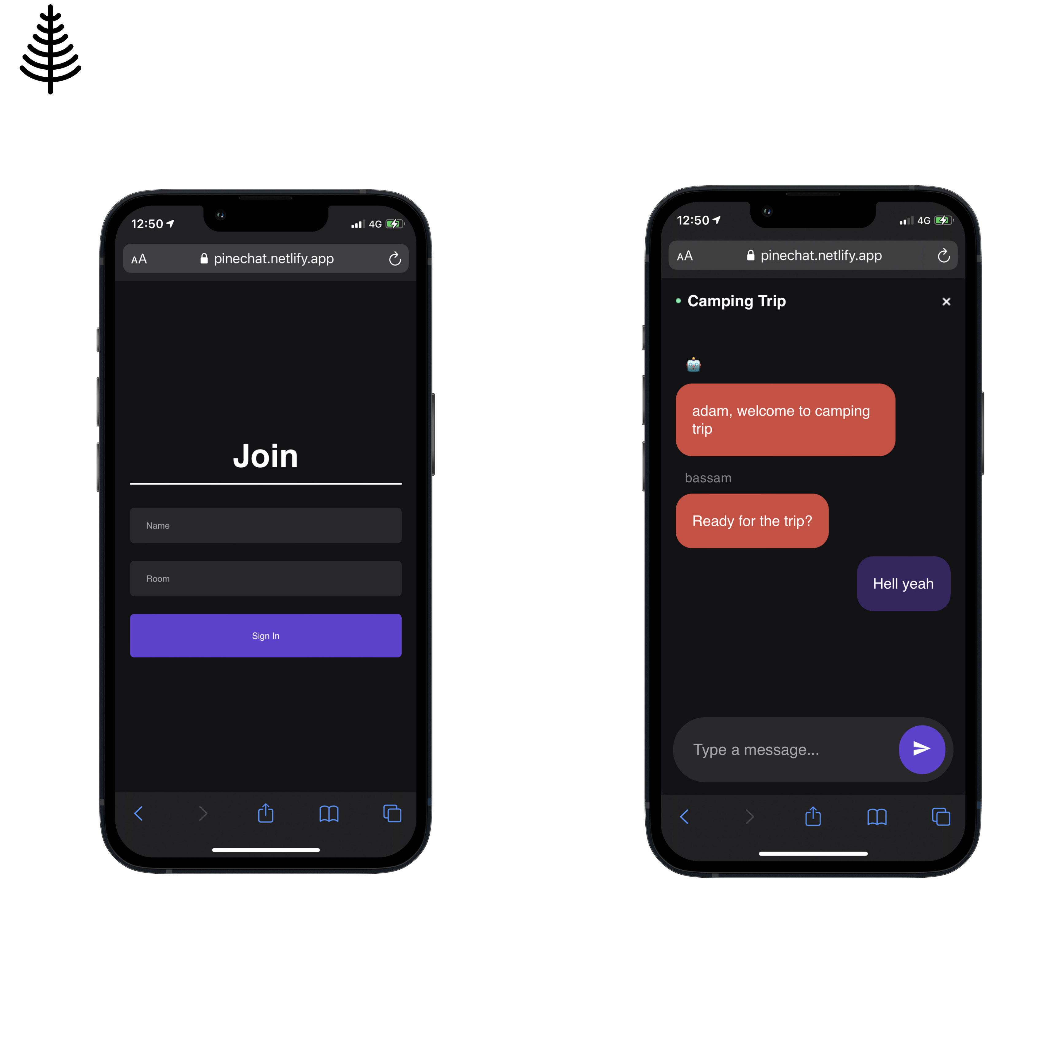 GitHub - bassam-abdullah/PineChat: Join rooms and meet new people. Socializing is the center of ...