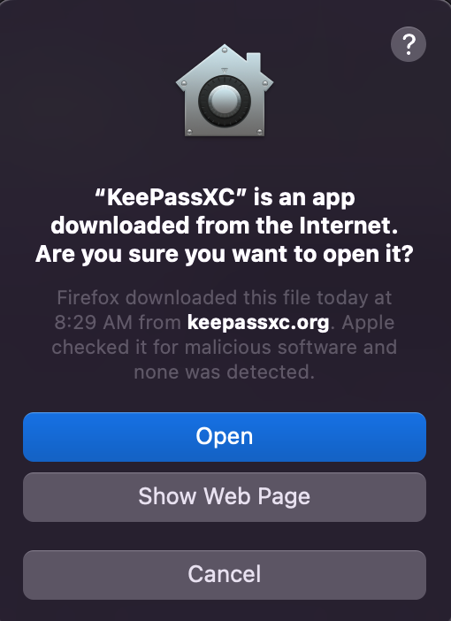 macOS cannot verify the developer of "KeePassXC". · Issue #7630 · keepassxreboot/keepassxc · GitHub
