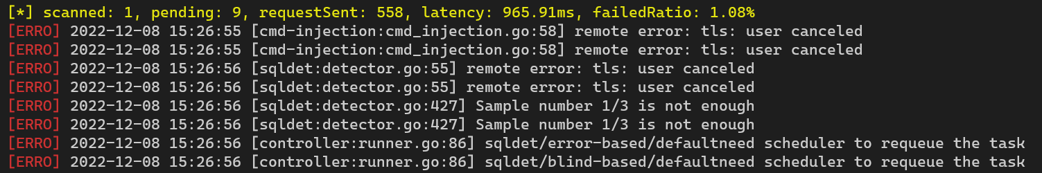 Using Listener Got An Tls Error · Issue 1695 · Chaitinxray · Github 