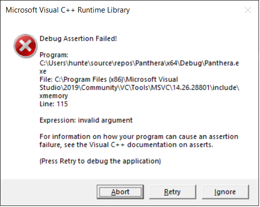 MSVC 2019 (Windows 10): debug assertion in xmemory on spirv_cross::Compiler destruction · Issue ...