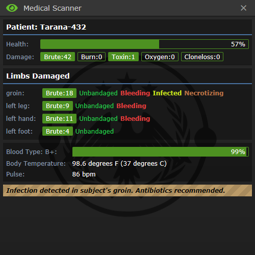 GUI Fix for medical analyzer's display of infections/necrosis by collinlunn · Pull Request ...