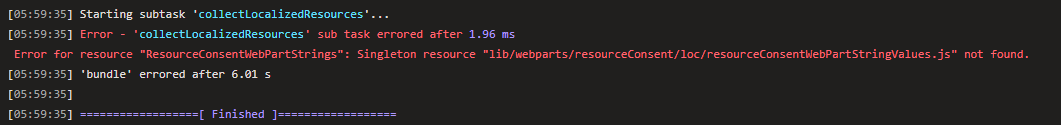 Bundling Solution Fails To Collectlocalizedresources On Azure Devops · Issue 6190