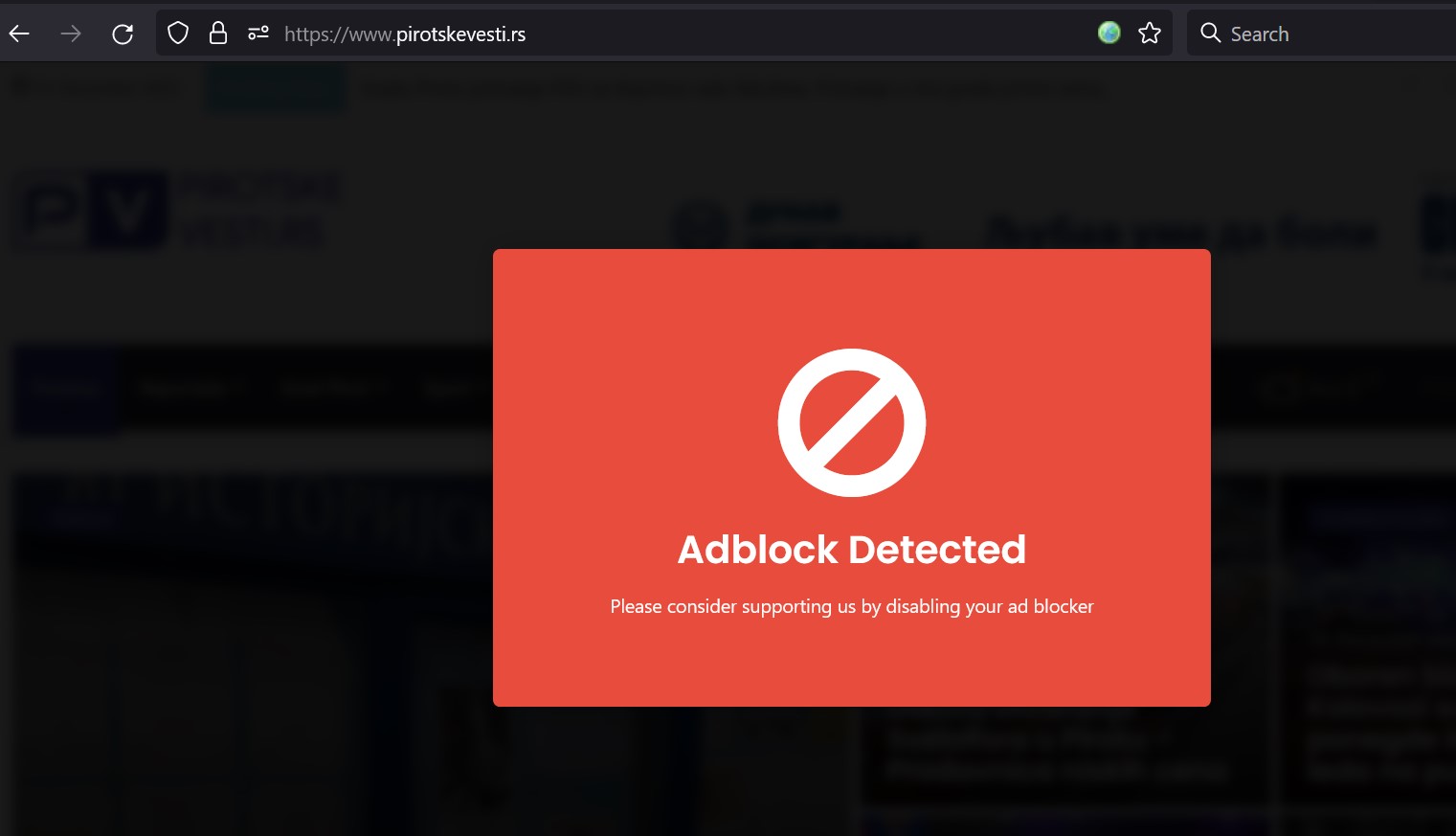 pirotskevesti.rs · Issue #137493 · AdguardTeam/AdguardFilters · GitHub