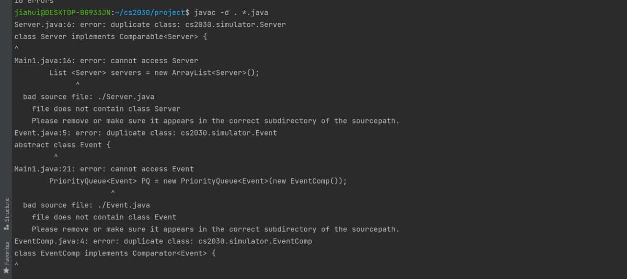 Level 5 packaging error · Issue #292 · nus-cs2030/2021-s2 · GitHub