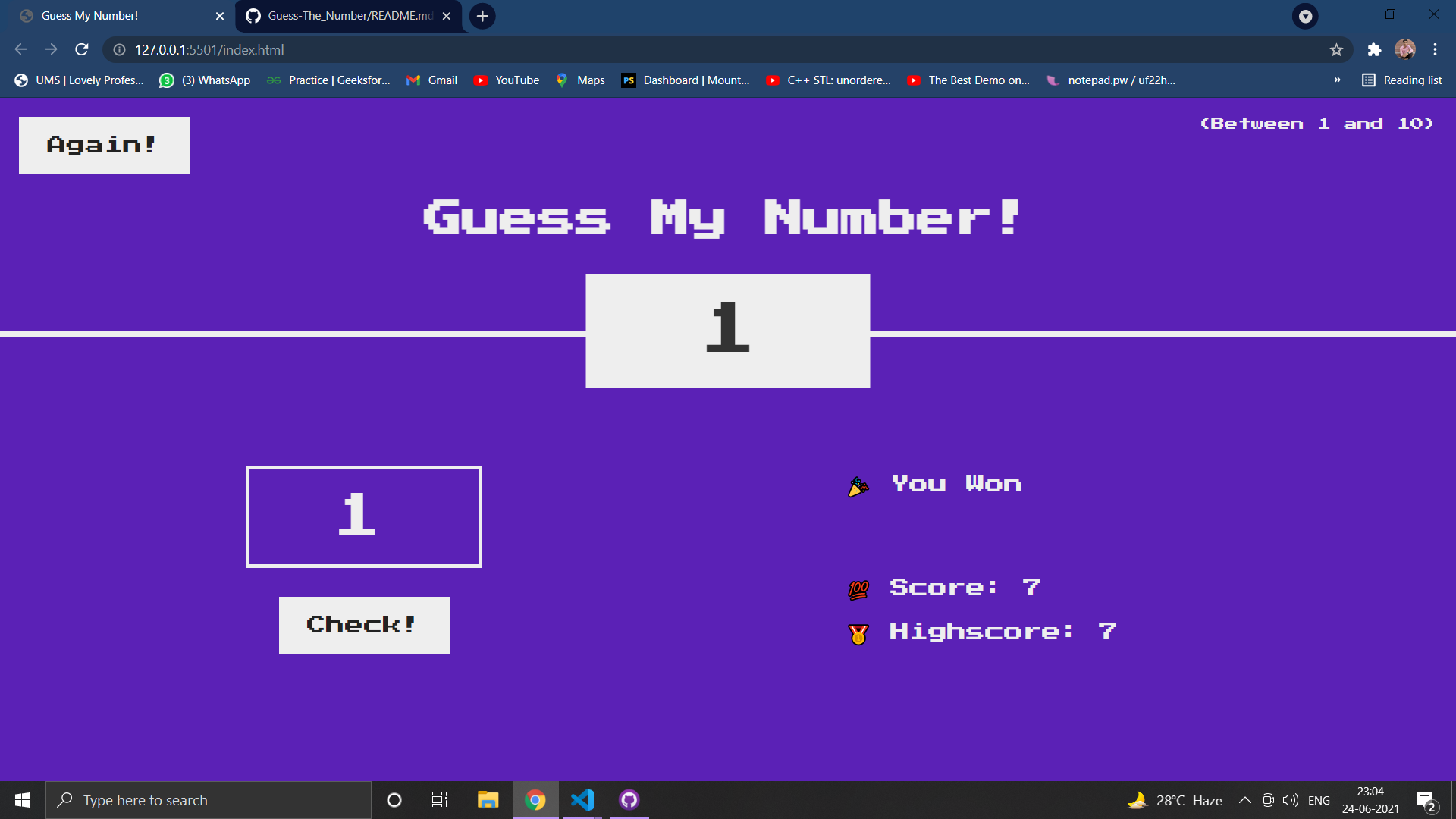 GitHub - Shubh1028/Guess-The_Number: It is game for selecting a correct ...