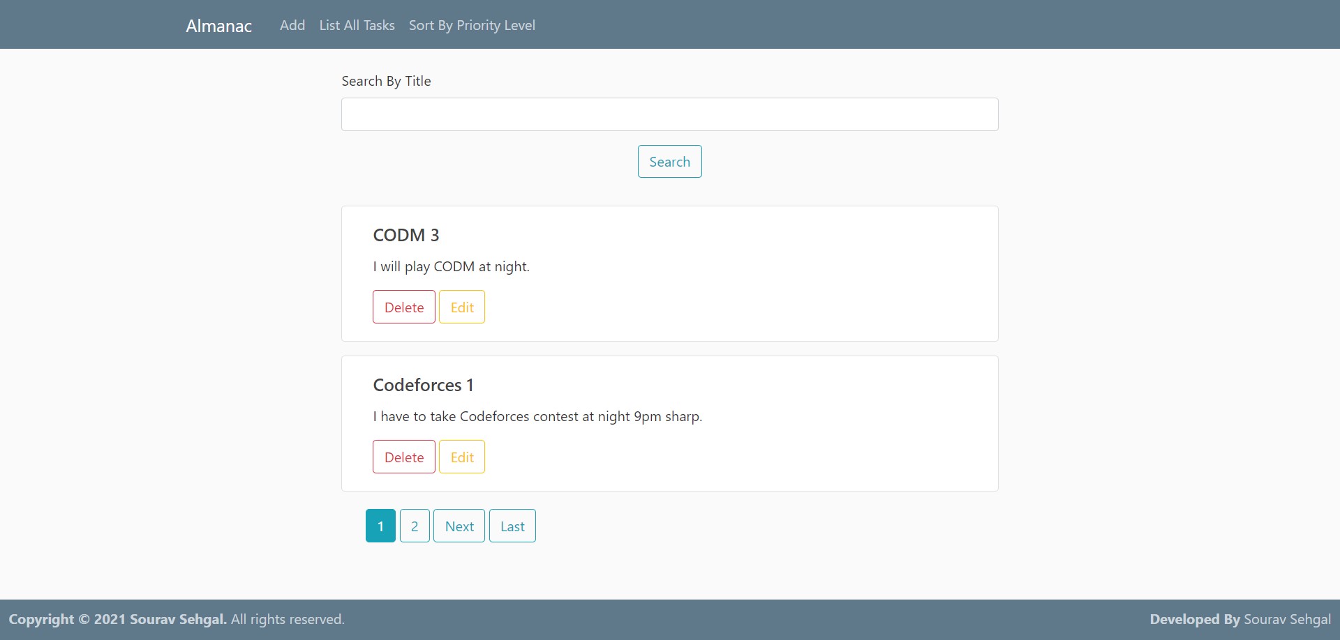 GitHub - SouravSehgal-3009/Almanac-To-Do-App: Almanac is a Django based ...