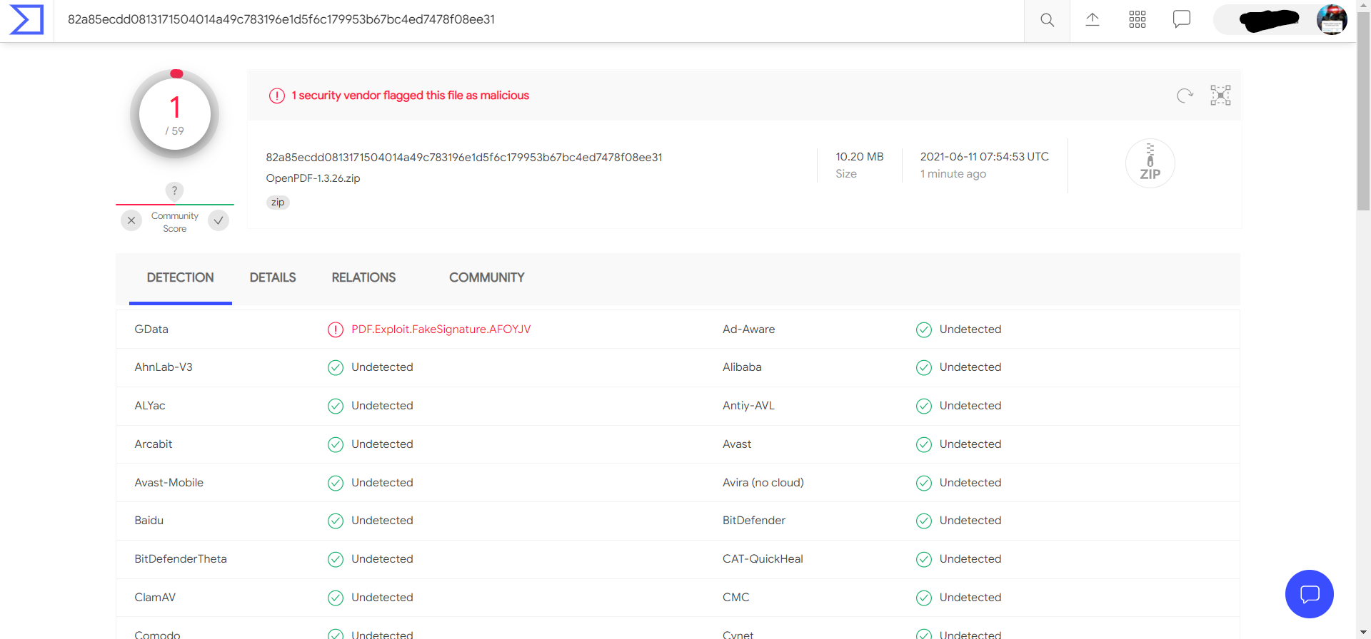 VirusTotal flags the 1.3.26 Source Code. · Issue #561 · LibrePDF ...