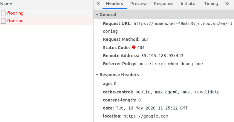 Redirect not working for gatsby __now_routes_g4t5bY.json · Issue #3818 ...