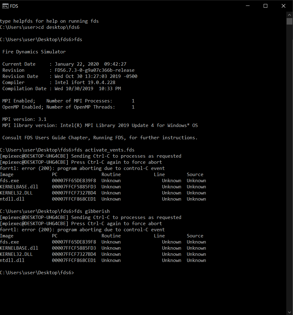 fds comand not responding (FDS 6.7.3) · Issue #7925 · firemodels/fds · GitHub