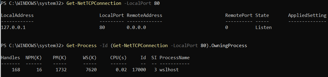 Connection To Wsl 2 Via 127 0 0 1 80 Randomly Killed · Issue 9564 · Microsoft Wsl · Github
