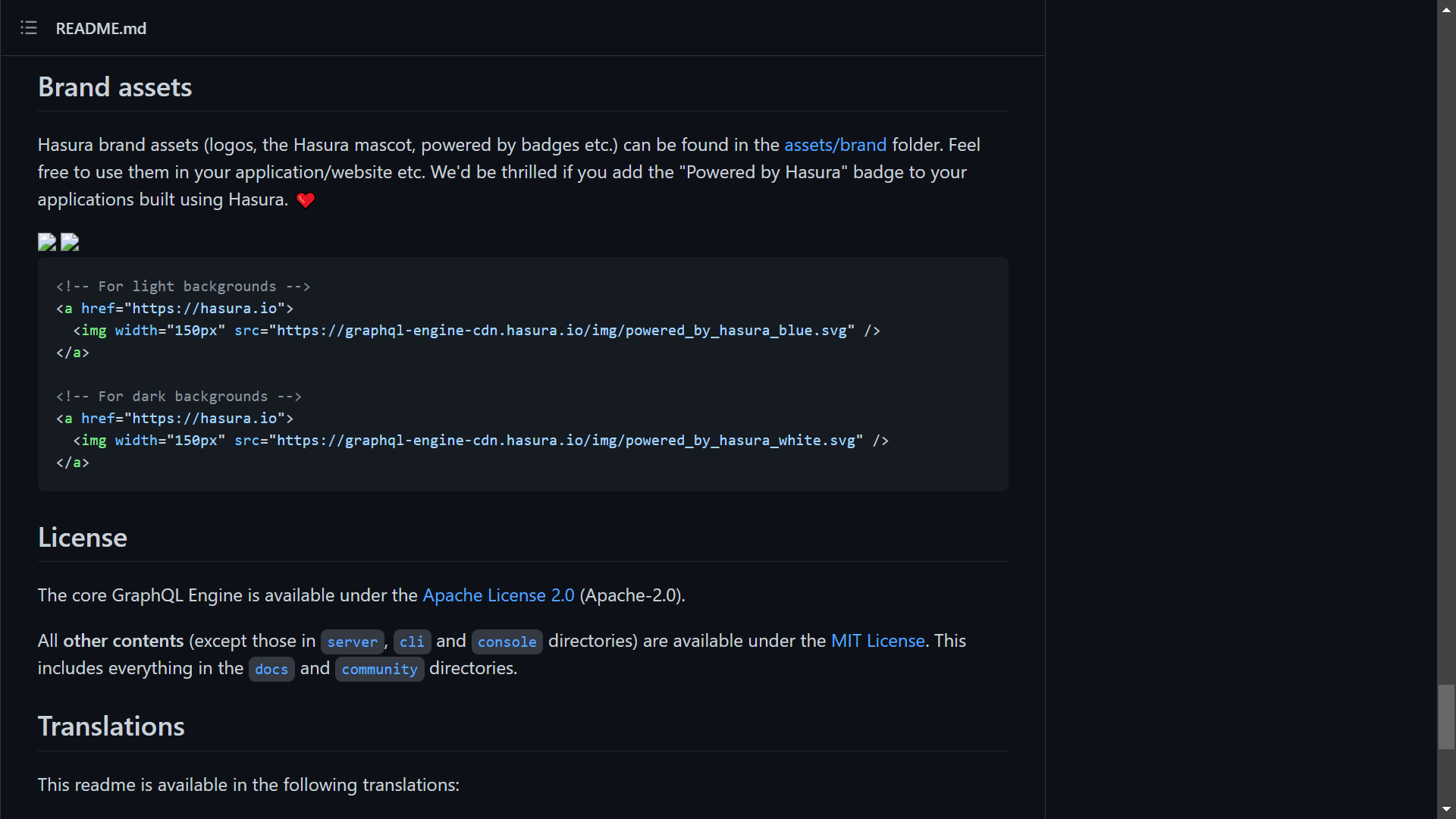 Broken images in README.md · Issue #7748 · hasura/graphql-engine · GitHub