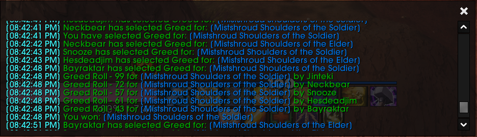 Loot not rolled and distributed. · Issue #5282 · chromiecraft ...