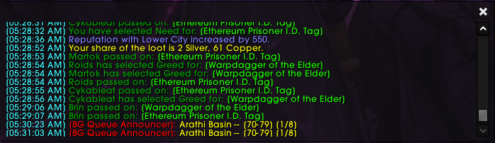 Loot not rolled and distributed. · Issue #5282 · chromiecraft/chromiecraft · GitHub