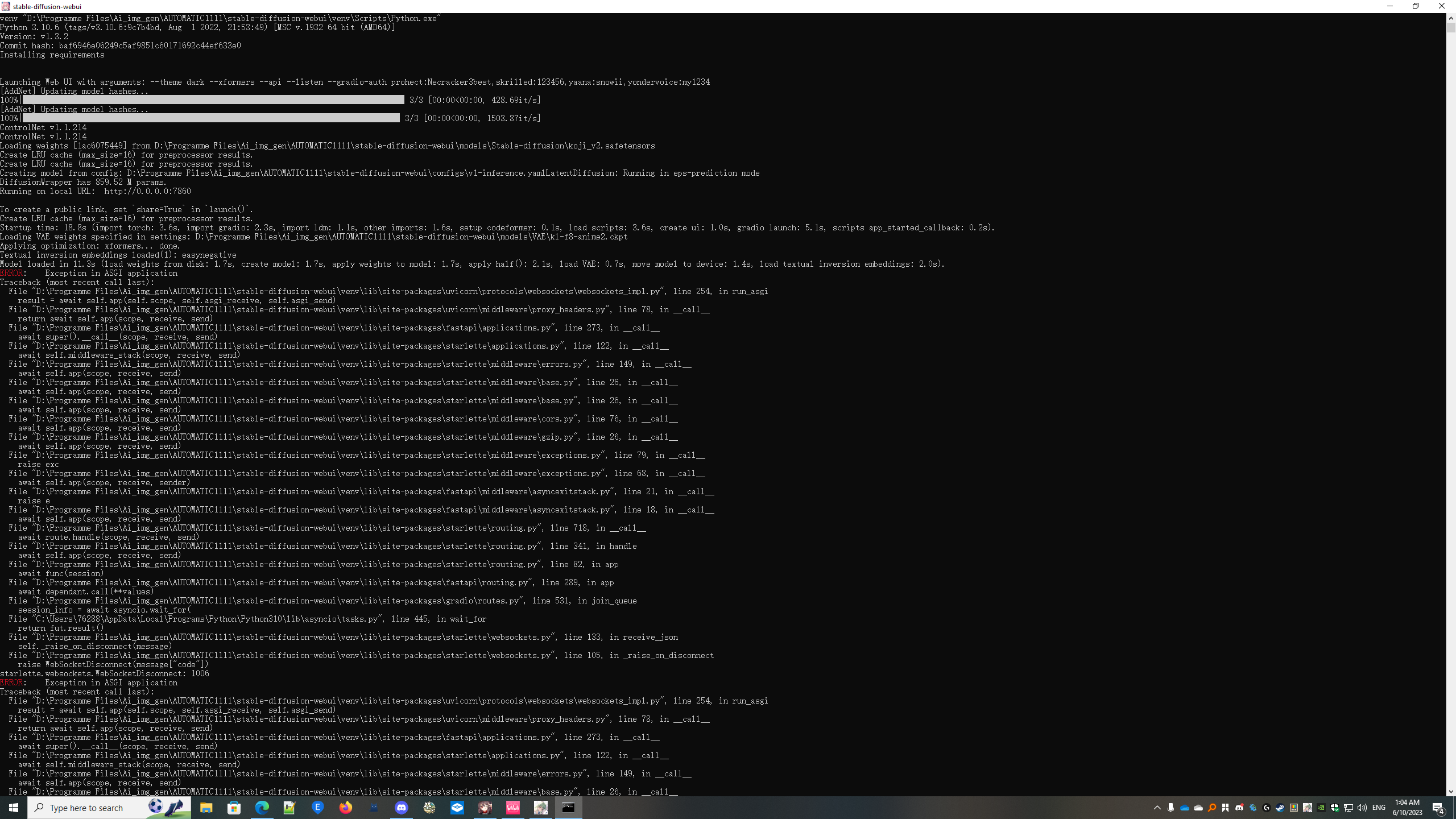 [Bug]: Exception in ASGI application when I try2acess the site from frpc server · Issue #11132 ...