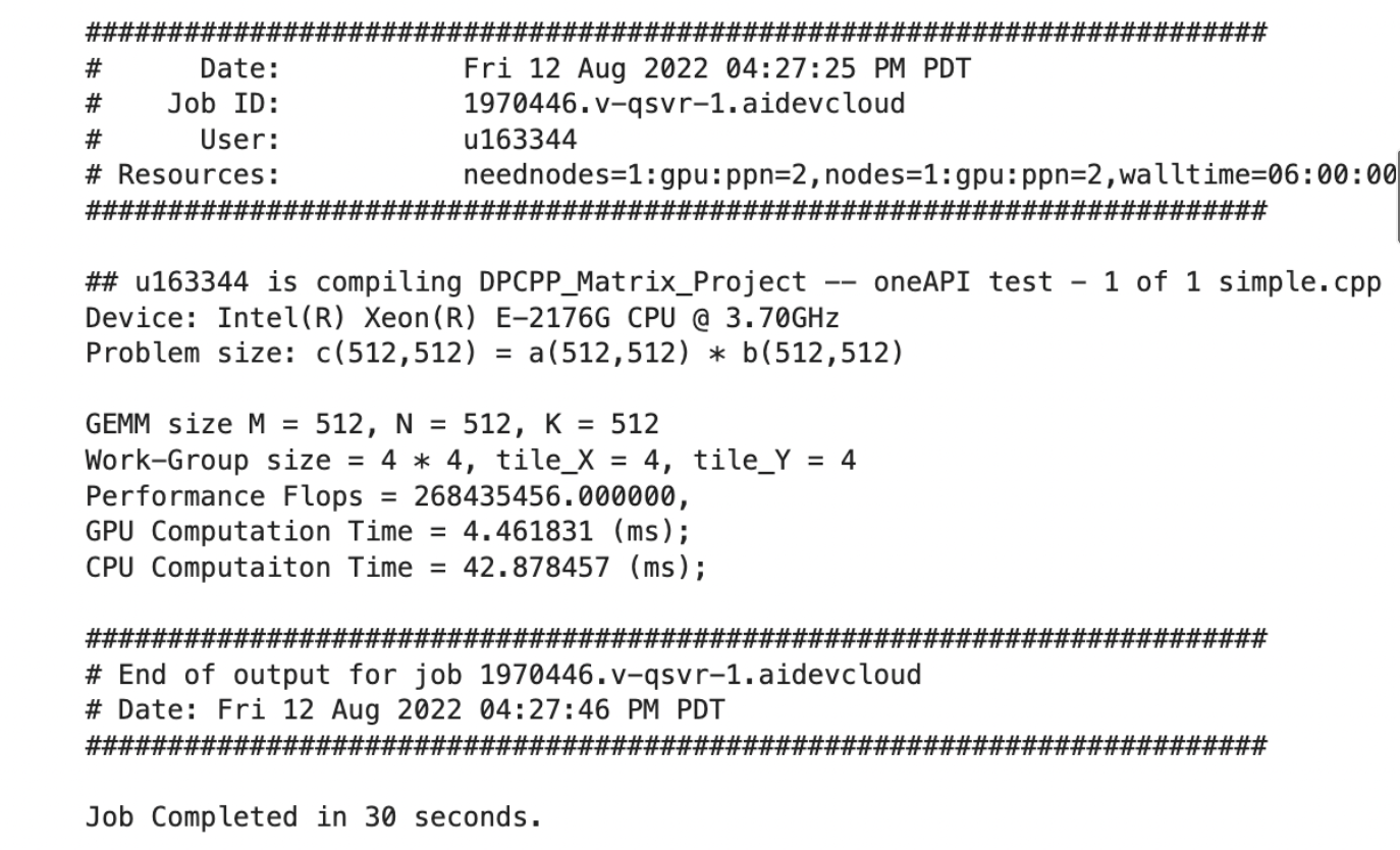 GitHub - kevinknow/OneAPI_Matrix_acceleration