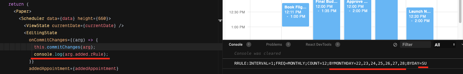 rRule Issue · Issue #3065 · DevExpress/devextreme-reactive · GitHub