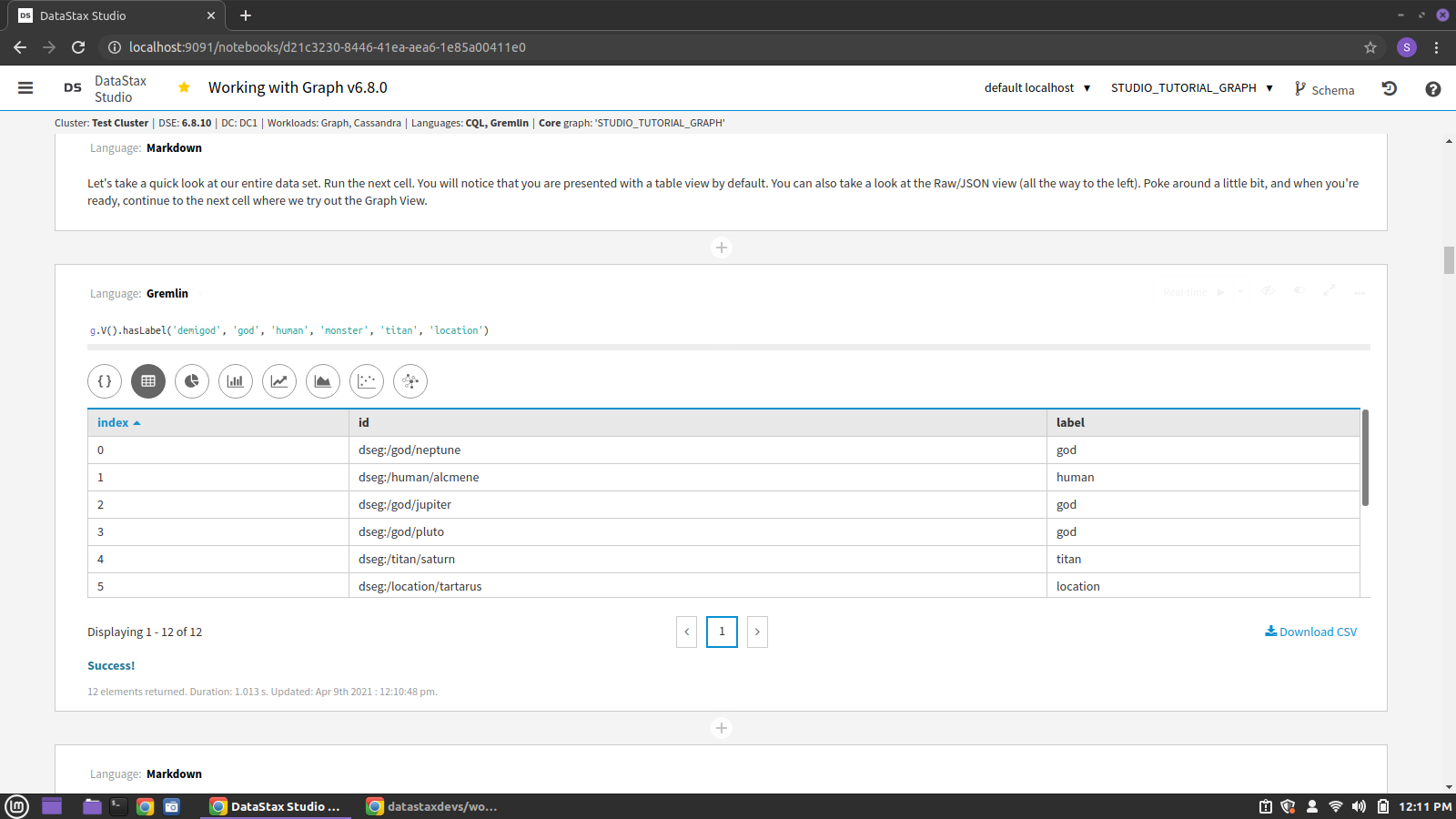 [HW] Dhinesh Sundararaj · Issue #6 · datastaxdevs/workshop-introduction-to-nosql · GitHub