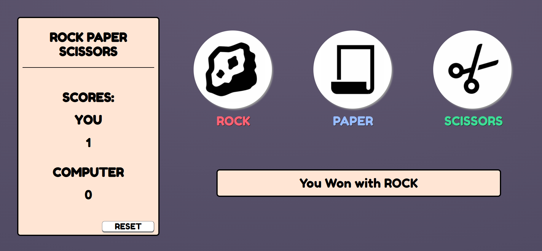GitHub - jdleecruz/RockPaperScissors: A website for playing RPS vs the computer.