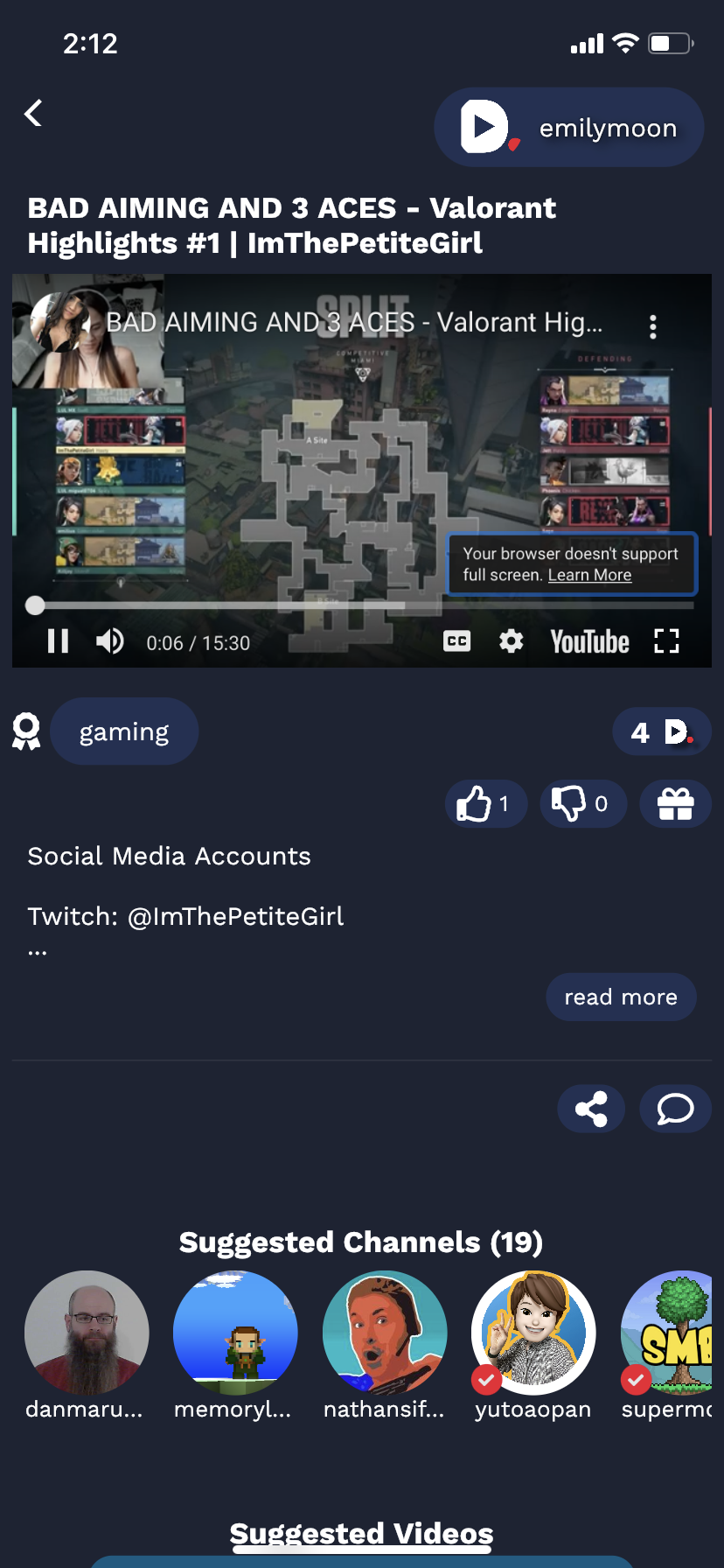 iOS fullscreen of youtube videos not available · Issue #167 · dtube/DTubeGo · GitHub