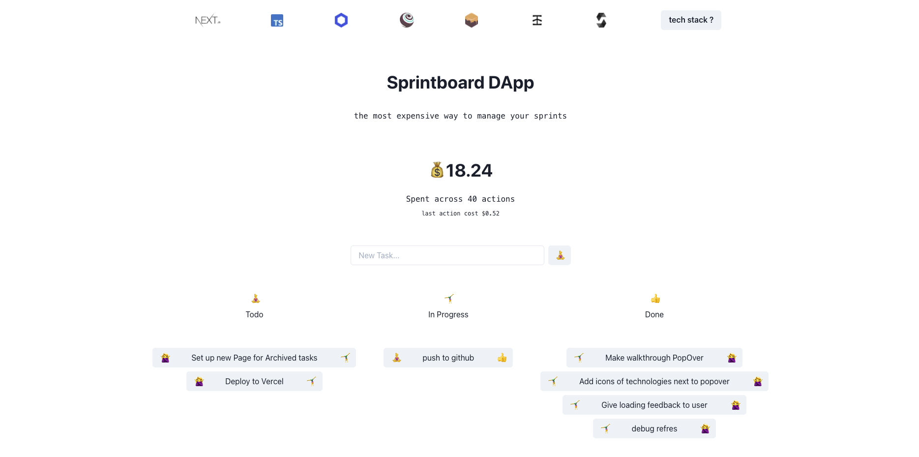 GitHub - filippomassarelli/lavish-sprints-dapp: Solidity smart contract powering a Next.js app ...