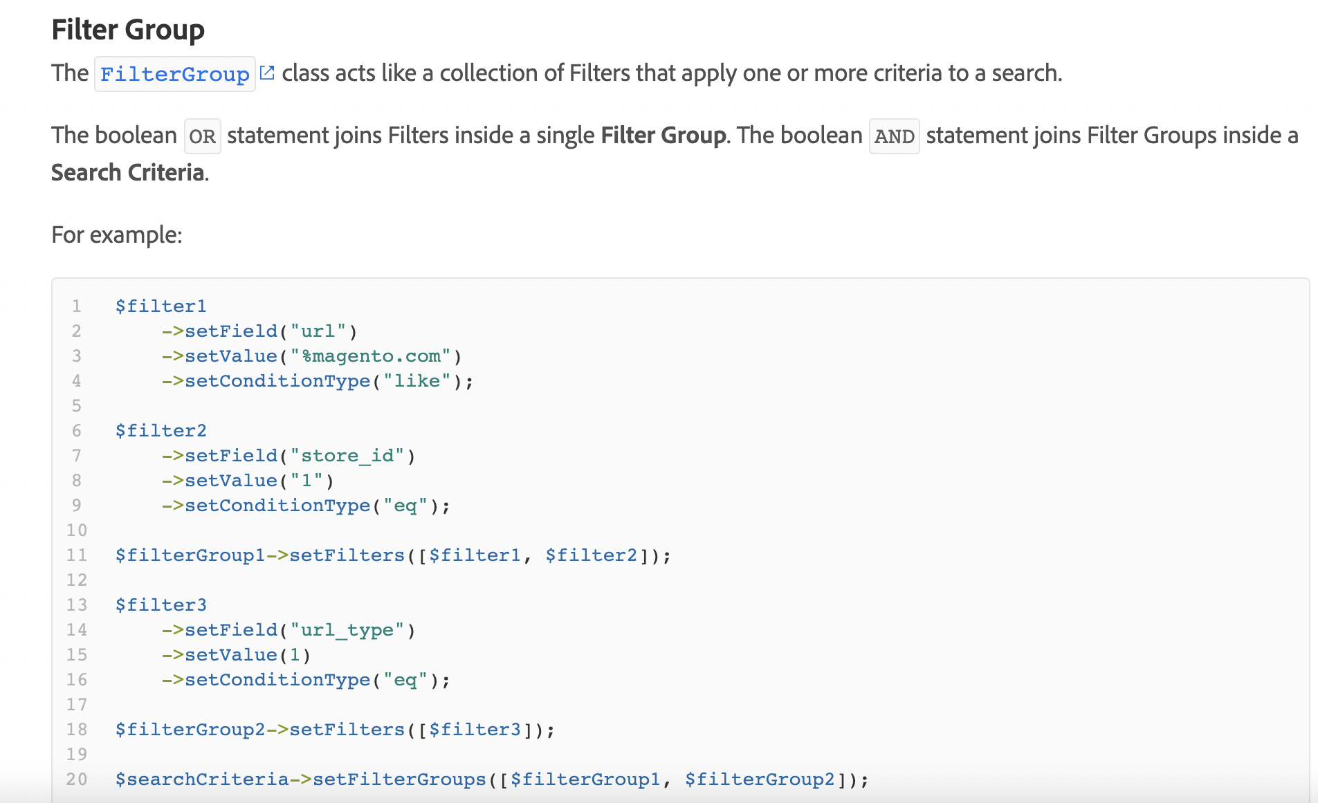 FilterGroup filters are not processed as OR in Search · Issue #32236 · magento/magento2 · GitHub