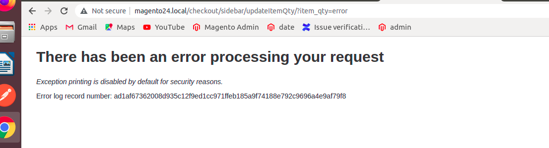 Warning: A non-numeric value encountered in vendor/magento/module-checkout/Controller/Sidebar ...