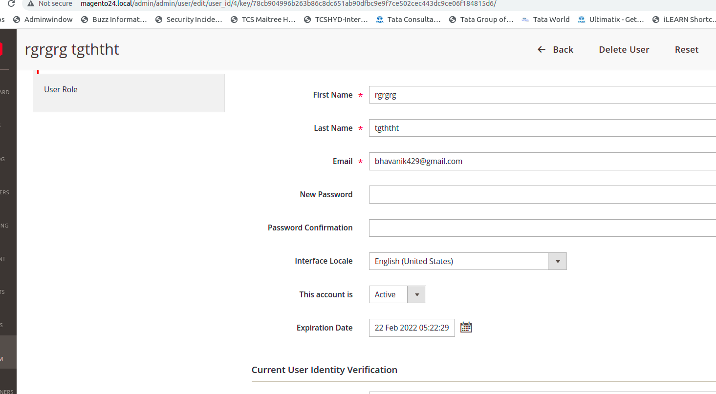Datepicker in "Expiration date" field on user edit form returns date in incorrect format after ...