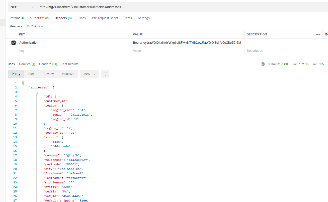 REST customers/search endpoint does not allow searching of child address fields · Issue #35586 ...