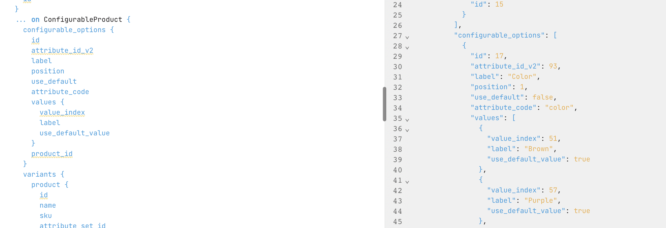 docs(graphql): ConfigurableProductOptions.use_default is documented incorrectly · Issue #36246 ...