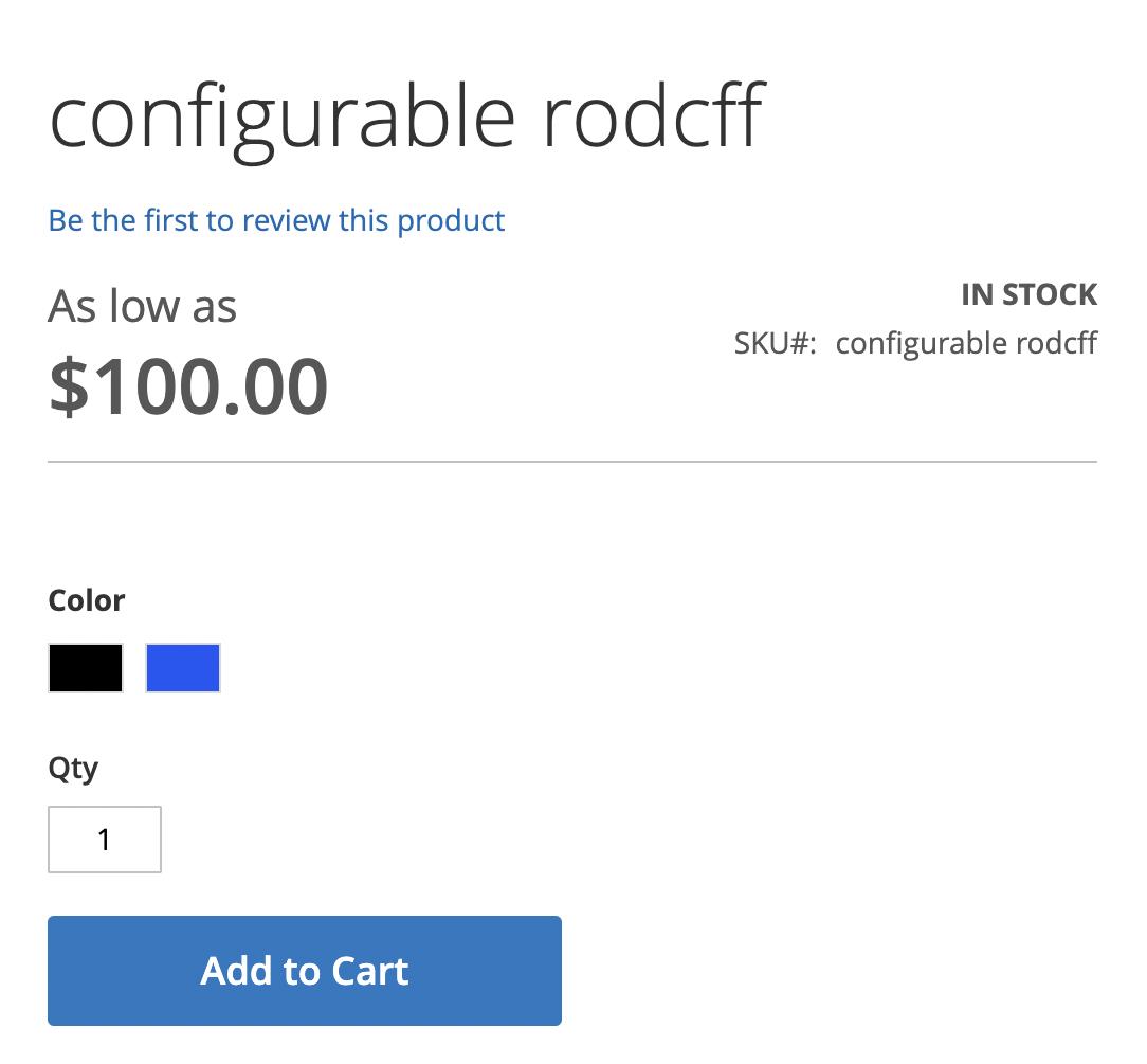 "As low as" showing for configurable products even if "single price" is selected (all products ...