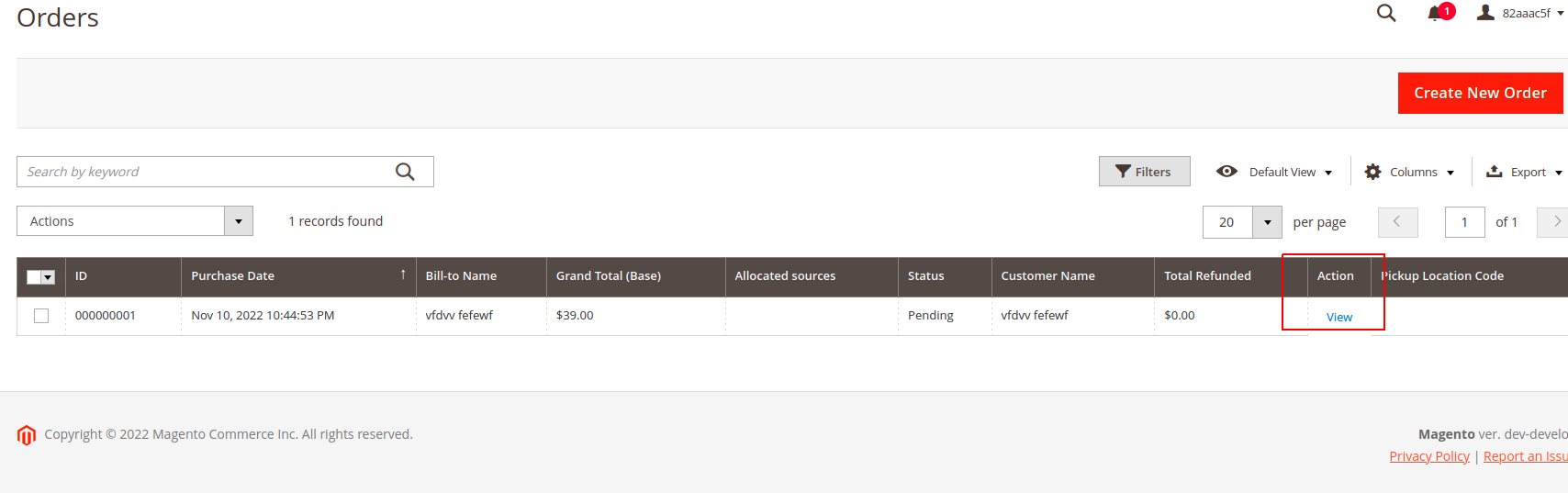 UI Grid - Cannot move Action column · Issue #36319 · magento/magento2 ...